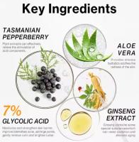 China Hot Selling 7% Glycolic Acid Exfoliating Toner Acne Removal Face Skin Care Toner Private Label Glycolic Exfoliating Toner for sale