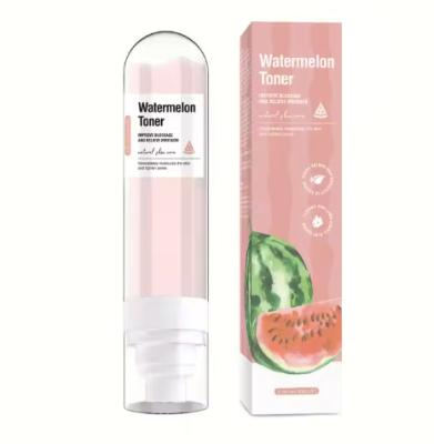 China Private Label Organic Facial Toner Moisturizing Skin Anti Aging Hydrating Rose Water Watermelon Face Toner for sale