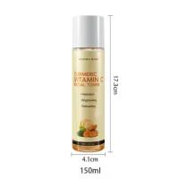 China OEM Private Label Turmeric Whitening Hydrating Face Toner Improve Blemishes Dark Spots Vitamin C Facial Toner for sale