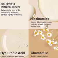 China Hyaluronic Toner Rice Water Rose Moisture Tonic Oil Control Hydrating Facial Toner for sale