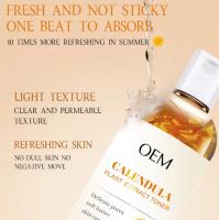 China 100% Pure Organic Water Hydrating Face Mist Brightening Moisturizing Petal Calendula Face Toner for sale