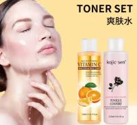 China Best Vitamin C Turmeric Whitening Moisturizing Essence Water Shrinking Pores Removing Necrotic Cutin Facial Toner for sale