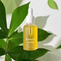 China Turmeric Organic Anti Aging Face Oil Vitamin C Facial Whitening Serum Skin Care Product Lightening for sale