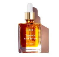 China Hot Sale Private Label Organic Turmeric Skin Care Facial Serum for Lightening Glowing Brightening Turmeric Serum Oil for sale