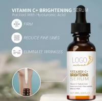China VC Anti-Aging Face Serum Vitamin C Facial Serum Skin Whitening Brightening Freckle Repair and Anti-Wrinkle Care for sale