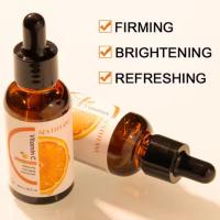 China Face Care Serum Beauty Hot Sale Facial Vitamin C Brightening Serum With Vitamin E Hyaluronic Acid Serum for Face for sale