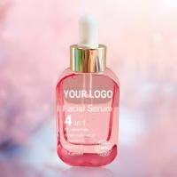 China Hot Selling Facial Skin Care Serum 100 % Natural Anti Aging Vitamin C 4 in 1 Whitening Facial Serum Beauty for sale