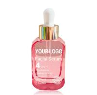 China Hot Selling Facial Skin Care Serum 100 % Natural Anti Aging Vitamin C 4 in 1 Whitening Facial Serum Beauty for sale