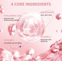 China New Skin Care Serum Facial 4 in 1 Whitening Anti Age Face Serum with Vitamin and Niacinamide Facial Serum for sale