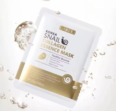 China Snail Mucin Face Sheet Mask for Korean Skincare Cosmetics Pore Cleansing & Firming Skin for sale
