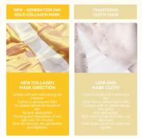 China 24K Gold Collagen Facial Face for Women Anti Aging Facecare Face Mask for Sensitive Skin for sale