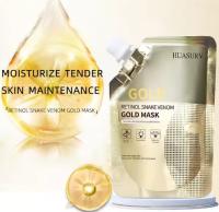 China Private Label 24k Gold Retinol Snake Venom Anti Aging Hydrating Peel Off Face Masked Beauty Gold Facial Mask Skincare Skin Care for sale