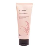 China Organic Natural Whitening Rice Water Facial Face Wash Cleanser Private Label Cosmetics for Oily Dry Skin Foamed Cleanser for sale