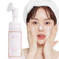 China Oem Natural Vegan Moisturizing Face Foaming Wash Whitening Blackhead Acne Remover Hydrating Rose Facial Cleanser All Skin Types for sale