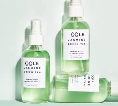 China Wholesale 120ML Moisturizing Soothing Brightening Pores Oil Control Rose Water Jasmine Green Tea Face Toner for sale