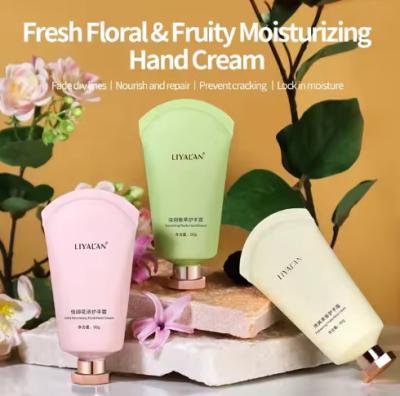 China Private Label Natural Plant Extracts Hand Lotion Dry Skin Deep Moisturizing Whitening Mini Hand Cream for sale