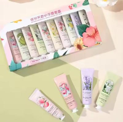 China Natural Moisturizing Mini Foot & Hand Repair Cream Lotion Gift Set Plant Fruit Perfume Cosmetics Products in China for sale