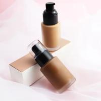 China Private Label Cheap 12-Color Full Coverage Liquid Foundation Waterproof Natural Makeup Fair Matte Concealer Sunscreen Whitening for sale