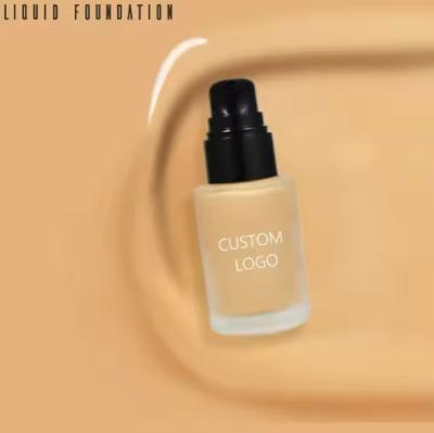 China OEM Long Lasting Vegan Liquid Foundation Waterproof Face Matte SPF30 Makeup Concealer Foundation for sale
