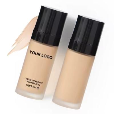China Best Popular 14 Colors Liquid Face Foundation Private Label Matte Finish Waterproof Natural Makeup Foundation for sale