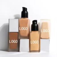 China Wholesale Customized Logo Vegan Full Coverage Foundation Waterproof Oil Free Hydrating Matte Liquid Foundation Makeup Foundation for sale