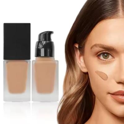 China Private Label 30 Colors Matte Face Makeup Long Lasting Liquid Foundation for All Skin Vegan Waterproof Full Coverage Foundation for sale