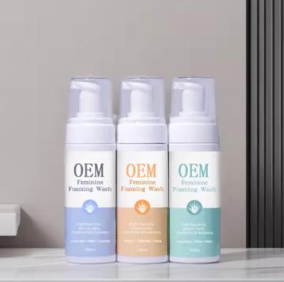 China Customized Facial Skincare Facial Cleanser Plant Extracts Moisturizing Oil Controlling Pore Shrinking Cleansing Mousse for sale