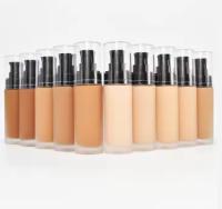 China Best Foundation Waterproof Face Makeup Foundation Base Primer No Logo Foundation Private Label For Dark Skin Vegan for sale