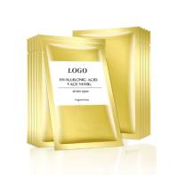 China Private Label Custom Logo Moisturizing Hyaluronic Acid Whitening Face Masking Sheet Whitening Face Mask for sale