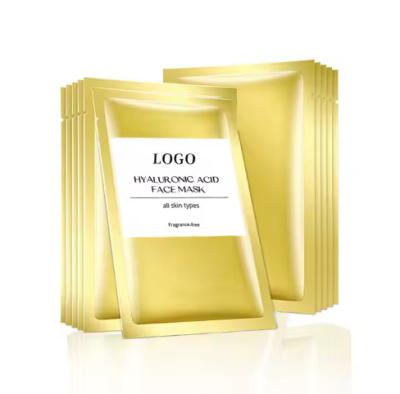 China Private Label Custom Logo Moisturizing Hyaluronic Acid Whitening Face Masking Sheet Whitening Face Mask for sale