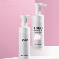 China Facial Skin Care Makeup Cleansing Cleanser NO LOGO 100ml Amino Acid Cleansing Hydrating Foaming Bubble Makeup Remover Cleanser for sale
