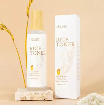 China Custom Logo Organic Natural Skincare Milk Toner Moisturizing Face Care Korean Rice Water Face Toner For Women for sale