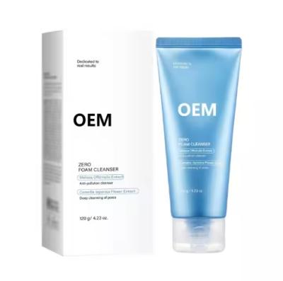 China OEM / ODM Private Label Skincare Zero Foam Cleanser Moisturizing Oil Control Beauty Products Korean Skin Care Facial Cleanser for sale