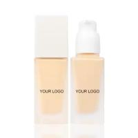China OEM / ODM Wholesale Private Label High Quality Cosmetics Concealer Long Lasting Natural Brighten Makeup Liquid Foundation for sale