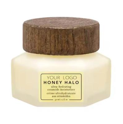 China OEM / ODM Ultra-Hydrating Face Cream Antioxidant Ceramide Honey Dry Skin Private Label Long-Lasting Moisturizing Organic for sale