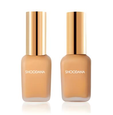 China Free Sample Full Coverage Concealer Cream Oil Free Waterproof Matte Makeup Liquid Foundation For Black Women Dark Skin for sale