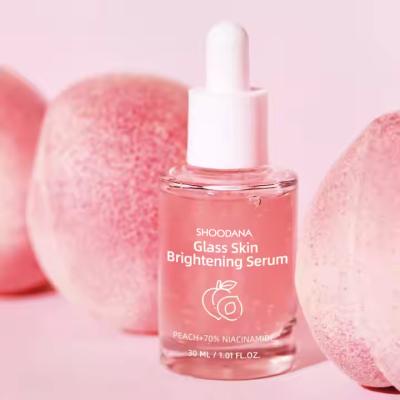 China ODM / OEM Private Label Korean Glass Skin Hydrating Brightening Face Serum Peach 70% Niacinamide Serum for Uneven Skin Tone for sale