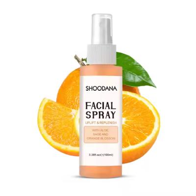 China ODM / OEM Private Label Face Toner Moisturizing Spray Deep Face Hydrating Quickly Absorb VC Whitening Skin Moisturizing Face Spray for sale