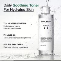 China Natural Vegan Hydrating Calming Skin Balancing PH Level 77% Heartleaf Water Soothing Face Toner for All Skin for sale