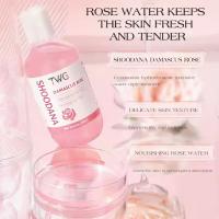 China Private Label Damascus Rose Water Gentle Deep Hydrating Moisturizing Face Toner Skin Care Nourishing Rose Water Skin Toner for sale