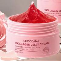 China Collagen Jelly Super Lightening Korean Gel Face Cream Pink Face Gel Cream for sale