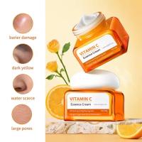 China Custom Vegan Organic Vitamin C Face Cream 50g Whitening & Dark Spot Removal, ODM Cosmetic Factory for sale