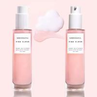 China OEM / ODM Private Label Gentle Whitening Face Cleansing Lotion Rose Deep Wash Pink Cloud Organic Herbal Ingredients Liquid Form for sale