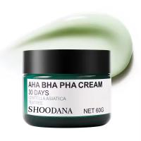 China Free Sample Centella Face Moisturizer Refreshing Soothing Mild Exfoliating Aha Bha Pha Cream for sale
