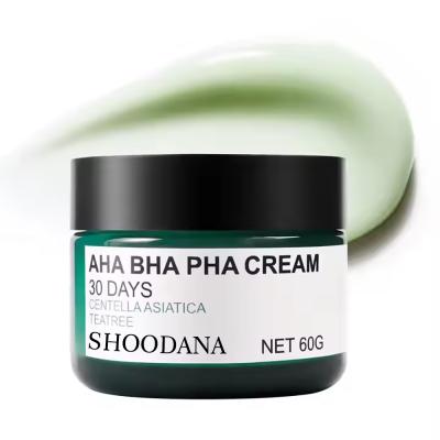 China Free Sample Centella Face Moisturizer Refreshing Soothing Mild Exfoliating Aha Bha Pha Cream for sale