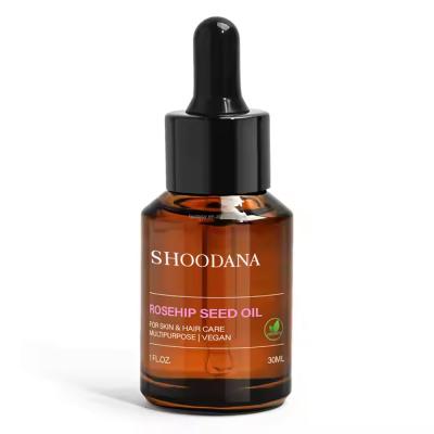 China Private Label Rose Seed Oil Face Repairs Care Keep Hair Shiny 30ml Skin Moisturizing Brightening Quickly Absorbed Face Oil for sale