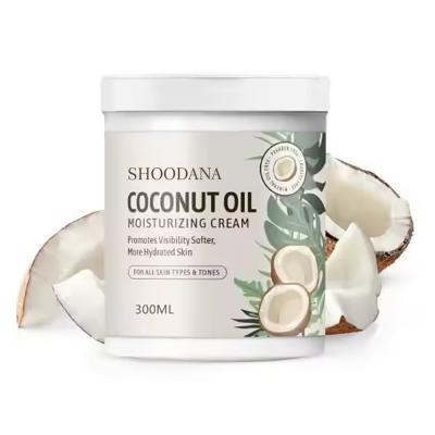 China Private Label Anti-Aging Firming Face Body Lotion Extra Virgin Coconut Oil Scented Full Body Whitening Moisturizing Anti-Wrinkle for sale