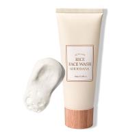 China Skin Care Rice Whitening Face Wash Brightening Lightening Face Wash Facial Cleanser for sale