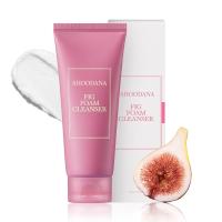 China Private Label Facial Cleanser Whitening Deep Cleaning Organic Fig Foam Facial Cleanser for sale