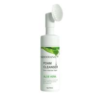 China Natural Organic Face Wash Anti Aging Whitening Deep Cleansing Vitamin C Aloe Vera Foaming Facial Cleanser for sale